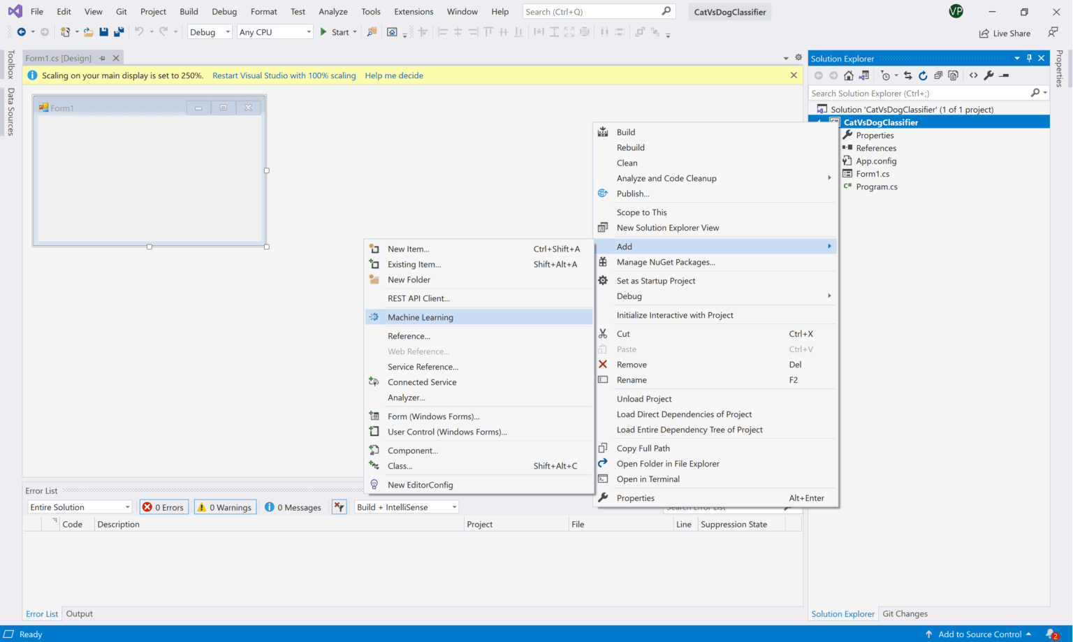 How to use ML.NET Model Builder for Image Classification - DevInDeep