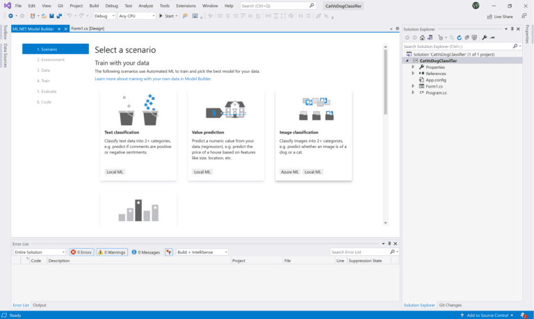 How to use ML.NET Model Builder for Image Classification - DevInDeep