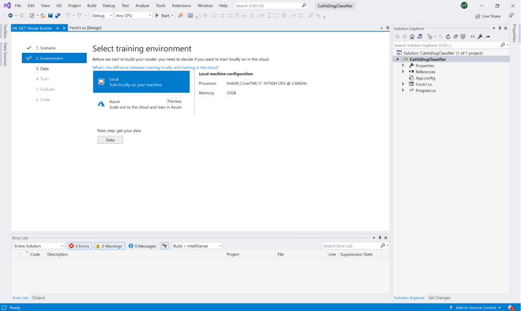 How to use ML.NET Model Builder for Image Classification - DevInDeep