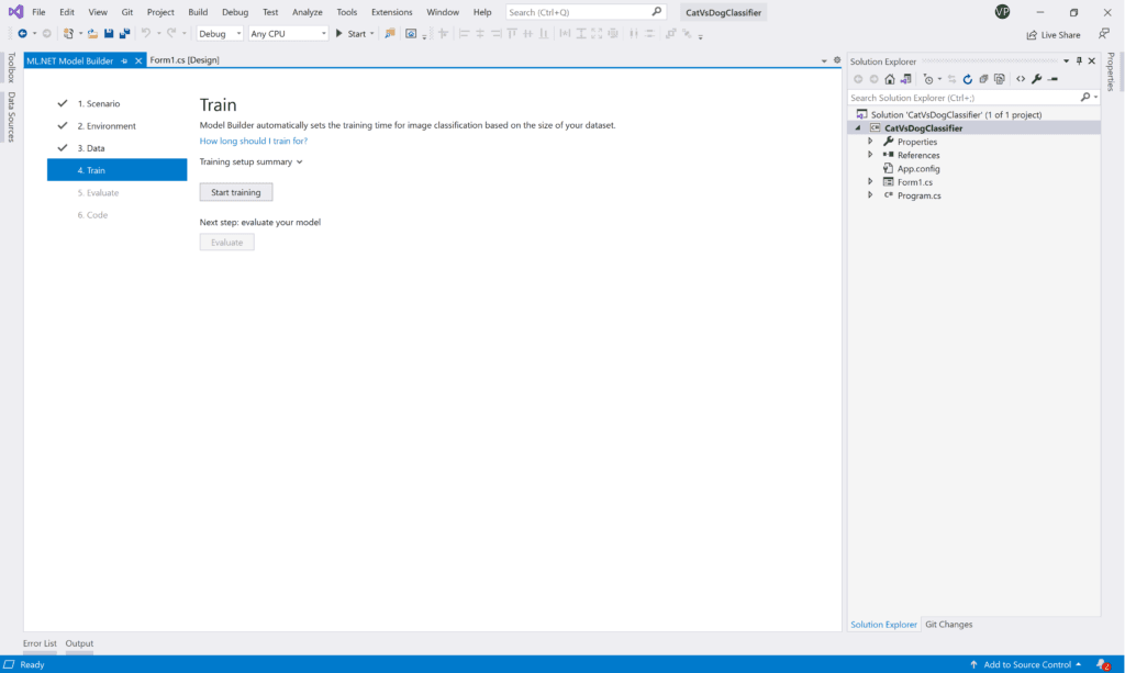 How to use ML.NET Model Builder for Image Classification - DevInDeep