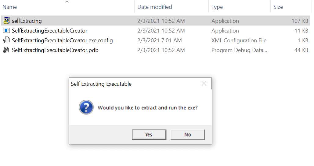 How To Make A Self Extracting Executable In C Devindeep 5731