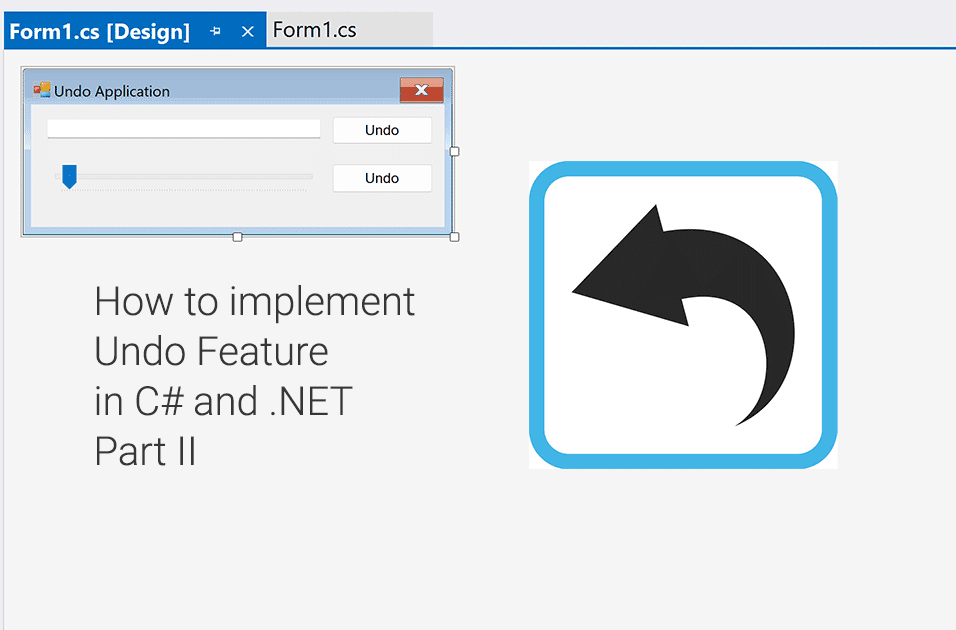 How to implement Undo feature on Slider in C# and .NET - DevInDeep