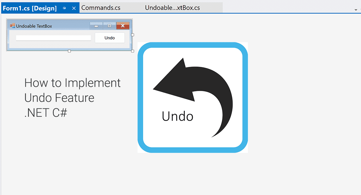 How to implement Undo feature on TextBox in C# and .NET - DevInDeep