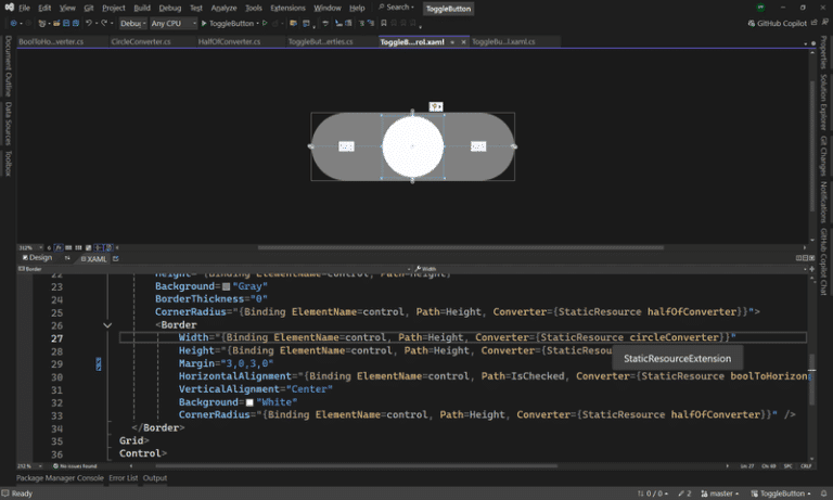 How to Create Toggle Button in WPF - DevInDeep