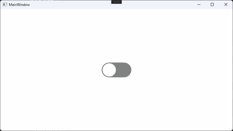 How to Create Toggle Button in WPF - DevInDeep